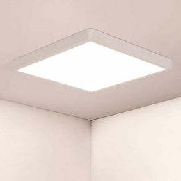 Moderne LED-Deckenleuchte, ultraflach, 36W, neutralweiß (4000K), quadratisch (30x30cm), wasserdicht IP54, für Badezimmer, Schlafzimmer, Wohnzimmer,