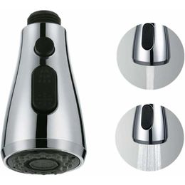 Wasserhahn-Sprühgerät mit Stoppknopf 3 Arten von einziehbarem Jet-Spülbecken Pro-Kopf für Toiletten-Mischbatterie Universal-Badezimmer