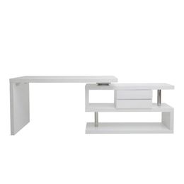 Miliboo Design-Schreibtisch max Holz abnehmbar - Weiß