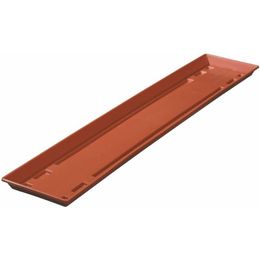 Geli Balkonkasten Untersetzer STANDARD Terracotta 80 cm - Kunststoff