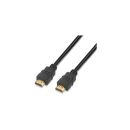 Hdmi kabel v2.0 premium high speed / hec 4k@60hz 18gbps, a/m-to-m, schwarz, 0.5m - Aisens