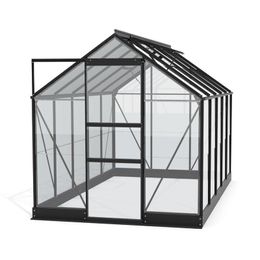 Gewächshaus Eris 6200 schwarz 6,2 m² 3 mm esg - Vitavia