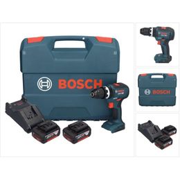 Bosch GSB 18V-55 Professional Akku Schlagbohrschrauber 18 V 55 Nm Brushless + 2x Akku 5,0 Ah + Ladegerät + Koffer