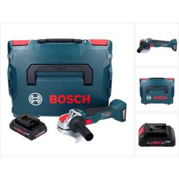 Bosch - gwx 18V-10 Professional Akku Winkelschleifer 18 v 125 mm x-lock Brushless + 1x ProCORE Akku 4,0 Ah + L-Boxx - ohne Ladegerät