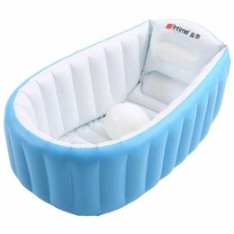 Northix - Aufblasbare Badewanne für Babys - Blau