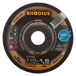 Rhodius Abrasives - rhodius XT38, 10 Stück, 115 x 1,5 mm, Trennscheibe