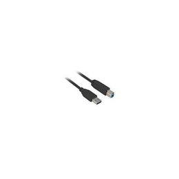 Kabel usb 3.0 StA-StB 1,0m schwarz (4044951015634) - Sharkoon