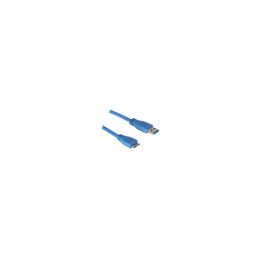 Delock - USB-Kabel USB3.0 Typ a - micro St/St 3,00m blau (82533)