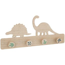 Kleiderhaken Dinosaure Holz - H.55 cm Atmosphera Beige