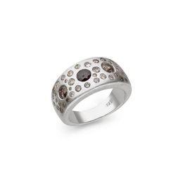SKIELKA DESIGNSCHMUCK Silberring Diamant Ring "Sternenhimmel" 2
