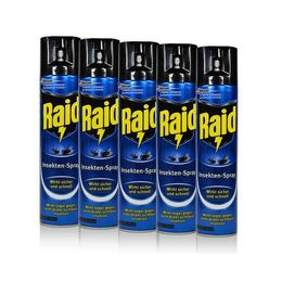 Raid Insektenfalle 5x Raid Insekten-Spray 400 ml