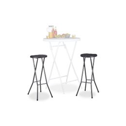 Relaxdays Barhocker Barhocker klappbar BASTIAN