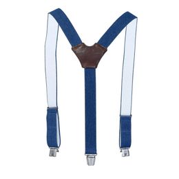 Lloyd Men's Belts LLOYD Men’s Belts Hosenträger LLOYD-Hosenträger 35 mm Jeans Lederrückenteil und Clips