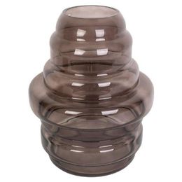 Present Time Dekovase Vase Distinct Glas Chocolate Brown (20x25cm)