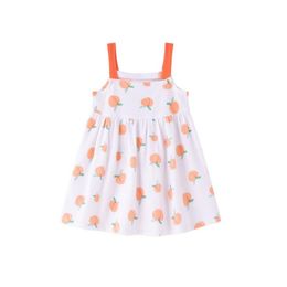 suebidou Midikleid Sommerkleid Mädchenkleid Jersey mit süßem Früchte Allover Print