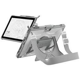 Urban Armor Gear Plasma Healthcare Handstrap & Kickstand Case Tablet-Cover Microsoft Surface Go 4, Surface Go 3, Surface Go 2, Surface Go Back Cover Weiß, Grau