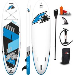 F 2 Inflatable SUP-Board F2 "Basic" Wassersportboards Gr. 10,6 323 cm, blau Stand Up Paddle