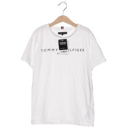 Tommy Hilfiger Herren T-Shirt, weiß, Gr. 164
