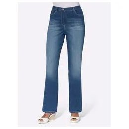 Globo Bequeme Jeans COSMA Gr. 24, Kurzgrößen, blau (blue, stone, washed) Damen Jeans