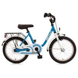 Kinderfahrrad Bachtenkirch "Bibi" Gr. 25, blau (blau, weiß), Fahrräder, Kinder, 29cm, 16 Zoll (40,64cm)