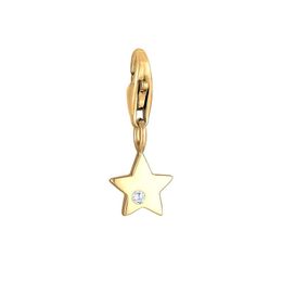 NENALINA Charm Stern Star Astro Himmlisch Anhänger 925 Silber (Farbe: Gold)