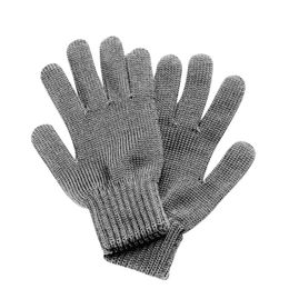MaxiMo - Woll-Fingerhandschuhe WILL in grau melange, Gr.110/116
