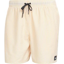 Adidas Badehose, Streifen, Label, für Herren, gelb, L