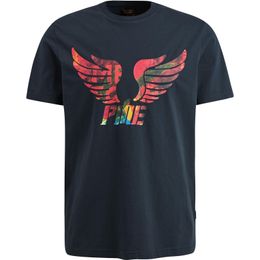 PME-Legend PME LEGEND T-Shirt, Baumwolle, Label, für Herren, blau, M