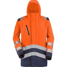 Cepovett Parka Unisex Hochsichtbar "Erwin" Gr. S - 3XL, Warnschutz, Stretch-Stoff, Modul'wear, orange