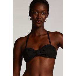 Hunkemöller Hunkemöller Bandeau Bikini Top Crinkle Schwarz