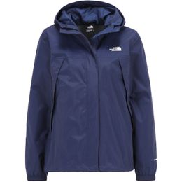 The North Face® Regenjacke ANTORA Reißverschluss,Reißverschluss-Tasche Damen, blau, XL