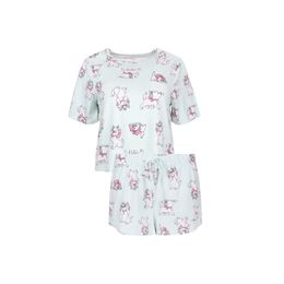 Sarcia.eu Schlafanzug Zweiteiliges pfefferminzfarbenes Damenpyjama Katze Marie DISNEY XL
