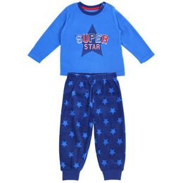 Sarcia.eu Pyjama Warmer blauer Schlafanzug SUPER STAR 6-12 Monate