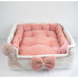 Baby Fancyroom Tierkorb Hundekorb Katzenkorb Häkelkorb Tierbett Hundebett Katzenbett