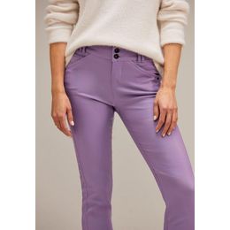 Street One 5-Pocket-Jeans Slim Fit Hose mit Coating