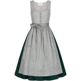 FELICITAS Midi-Dirndl D&ouml;rte Tanne/Grau (Gr&ouml;&szlig;e: 36)
