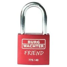 Burg Wächter Burg Wächter Vorhängeschloss 775 40 35 Friend red 20.5 x 32.5 mm - 1 Stück