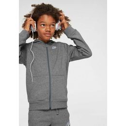 Nike Sportswear Kapuzensweatjacke NSW HOODIE FZ CLUB - für Kinder, grau
