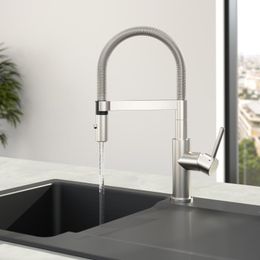 Villeroy & Boch Villeroy & Boch Steel Expert Compact Küchenarmatur, schwenkbar, 927300LC,