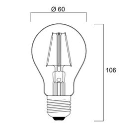 Sylvania ToLEDo Retro LED-Lampe E27 4,1W grün