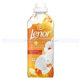 Weichspüler P&G Lenor Orchidee & Vanille Flasche 800 ml 32 WL, gegen Formverlust, Farbverlust und Fusselbildung
