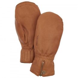 Hestra - Leather Swisswool Classic Mitt - Handschuhe Gr 10 braun