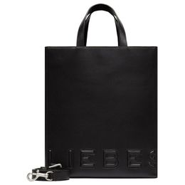 Liebeskind Berlin Shopper Paperbag M PAPER BAG LOGO CARTER, Handtasche Bag Ladies, Zertifiziert nach LWG, schwarz