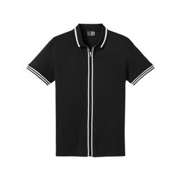 bonprix Piqué-Poloshirt mit Reißverschluss