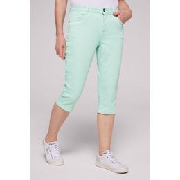 SOCCX Comfort-fit-Jeans mit normaler Leibhöhe, grün