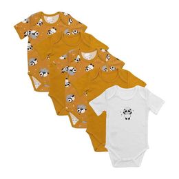 Schlummersack Kurzarmbody Bio Baby-Bodys kurzarm 5er-Pack OEKO-TEX zertifiziert