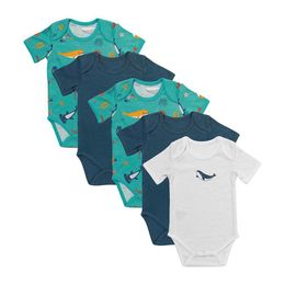 Schlummersack Kurzarmbody Bio Baby-Bodys kurzarm 5er-Pack OEKO-TEX zertifiziert