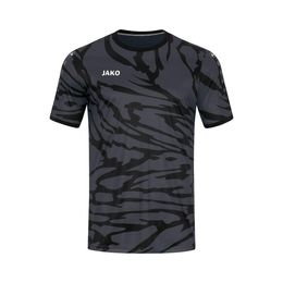 Jako Fußballtrikot, grau|schwarz