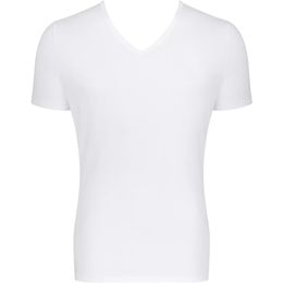 Sloggi Unterhemd, V-Ausschnitt, Kurzarm, für Herren, weiß, XL