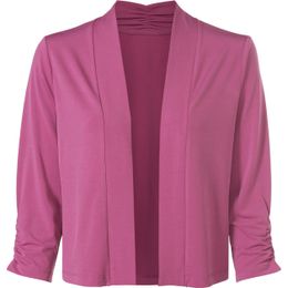 CR&Eacute;ATION L Damen Shirtjacke in kurzer Bolero-Form erika Gr&ouml;&szlig;e 36